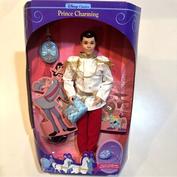 Disney | Toys | Disneys Cinderella Prince Charming Barbie Mattel 625 ...